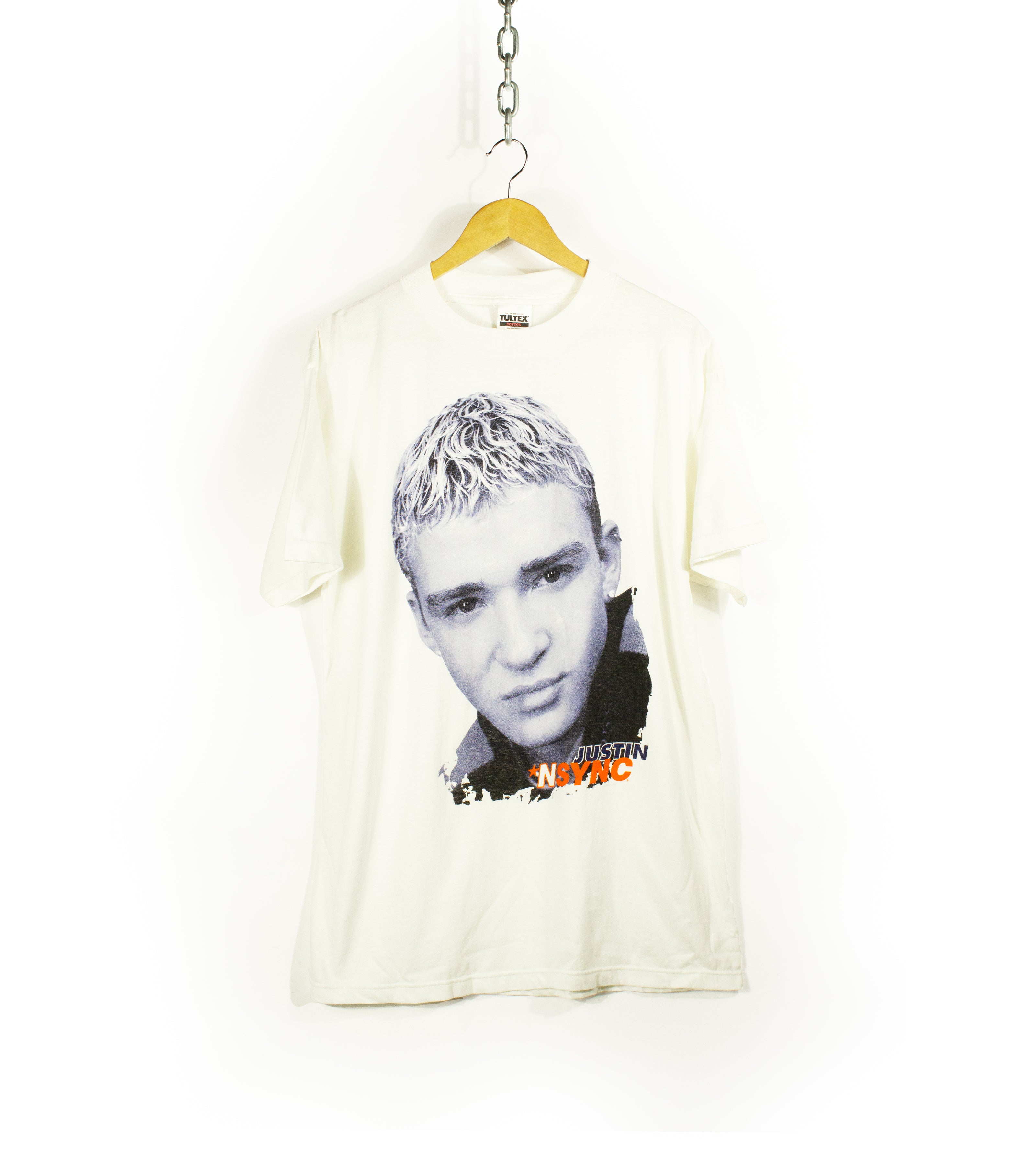 Vintage 1999 *NSYNC Justin Timberlake Big Face T-Shirt – Grateful Threads